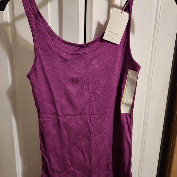 a new day | Tops | Purple Stretchy Tank | Poshmark